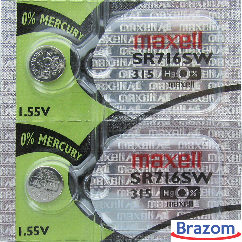 Baterias Bateria para Relógios Bateria Maxell 315 / SR716SW cartela com ...