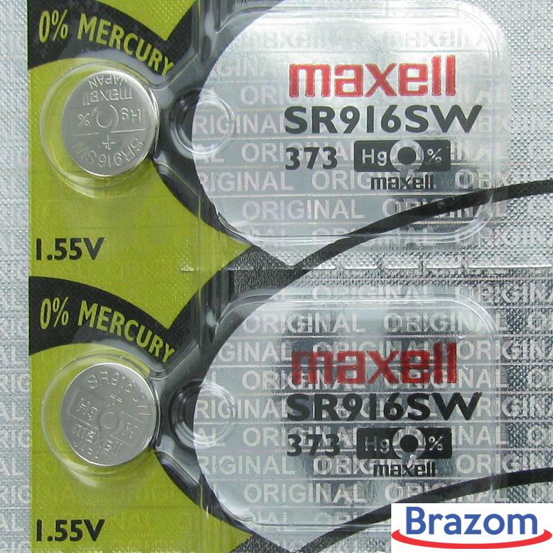 Baterias Bateria para Relógios BATERIA MAXELL 373 / SR916SW (5 PCS ...
